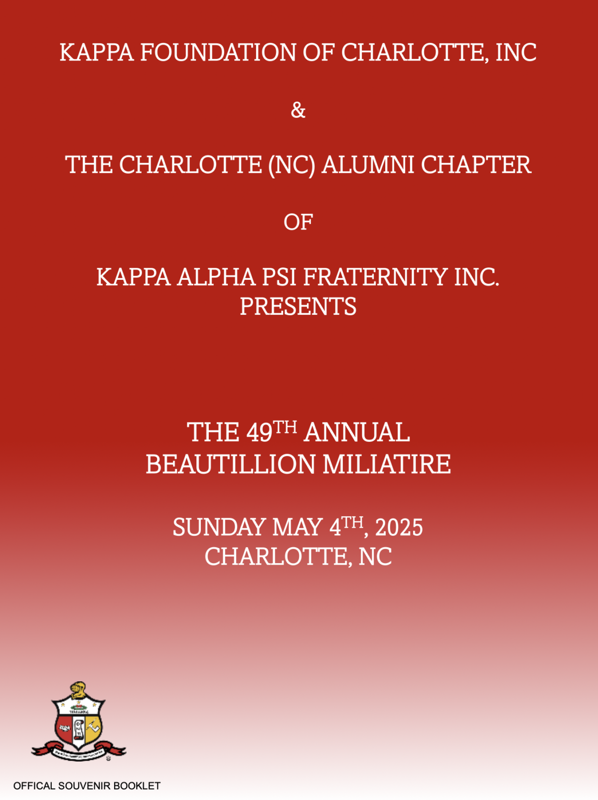 Beautillion Militaire Scholars – Kappa Foundation of CHARLOTTE